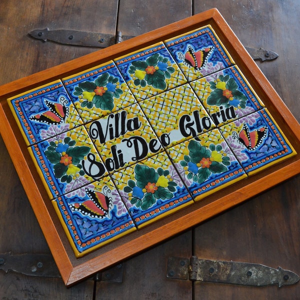 Talavera Tile Letters - Etsy