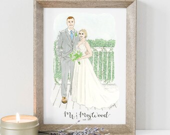 Wedding painting | Etsy