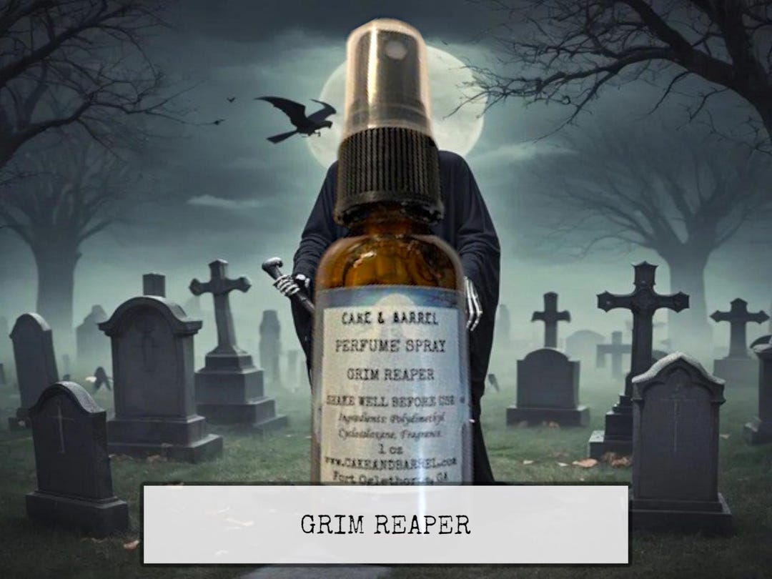 Grim Reaper Perfume, Mist, Soap, Wash, Shampoo, Conditioner, Lotion ...