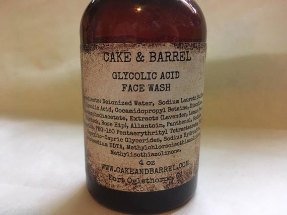 Glycolic Acid Face Wash - Etsy