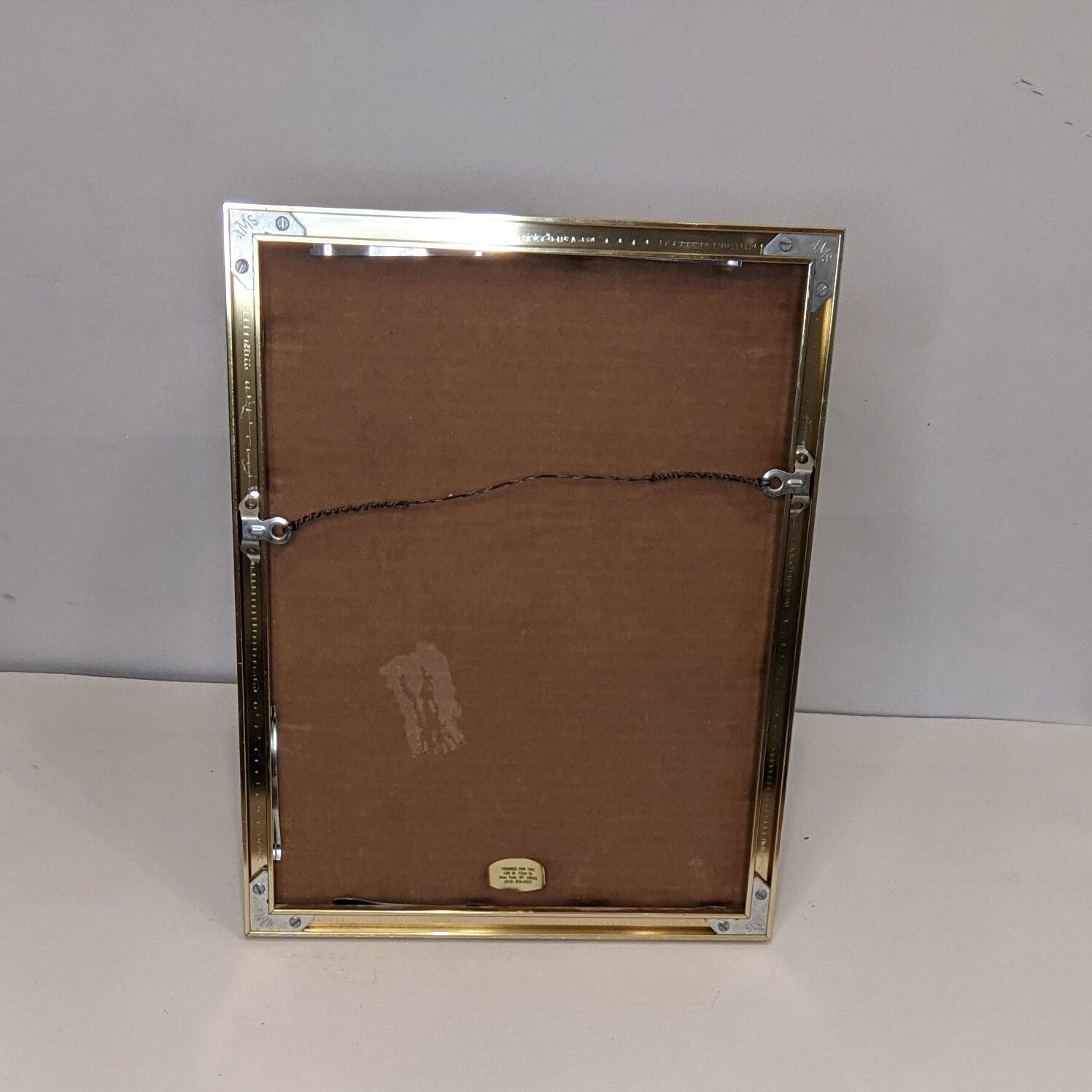 1960s Gold Framed Ink Signed Lithograph Albert Einstein Portrait by ...