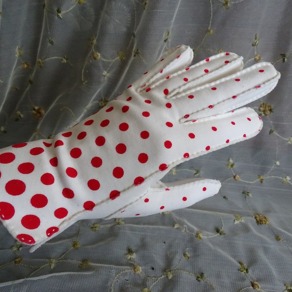 Polka Dots Gloves - Etsy