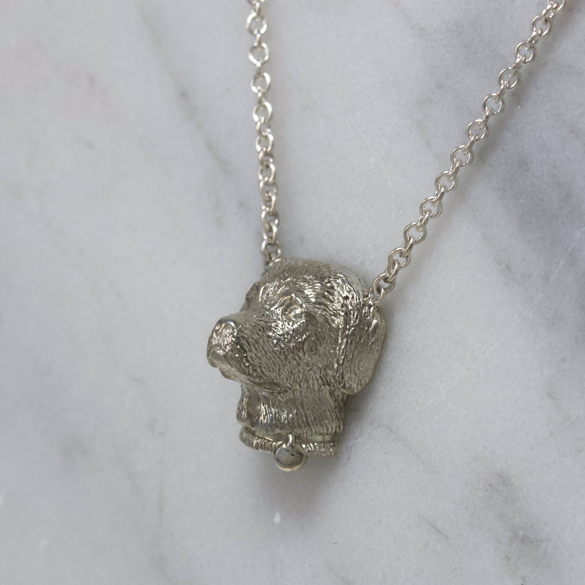 Labrador Necklace, Sterling Silver Dog Necklace, Dog Jewelry ONE OF A ...