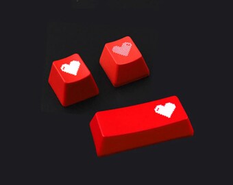Heart Keyboard Caps - Etsy