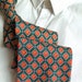 SKANDIA Green Red Gold Checkered Tie. Vintage 90s 00s Made in Italy ...