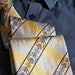 Nova Strada Novelty Striped Silk Tie. Art Deco Textured Flashy Tie ...