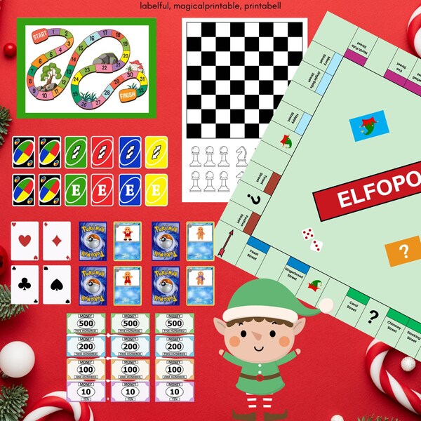 Elf Activities - Etsy