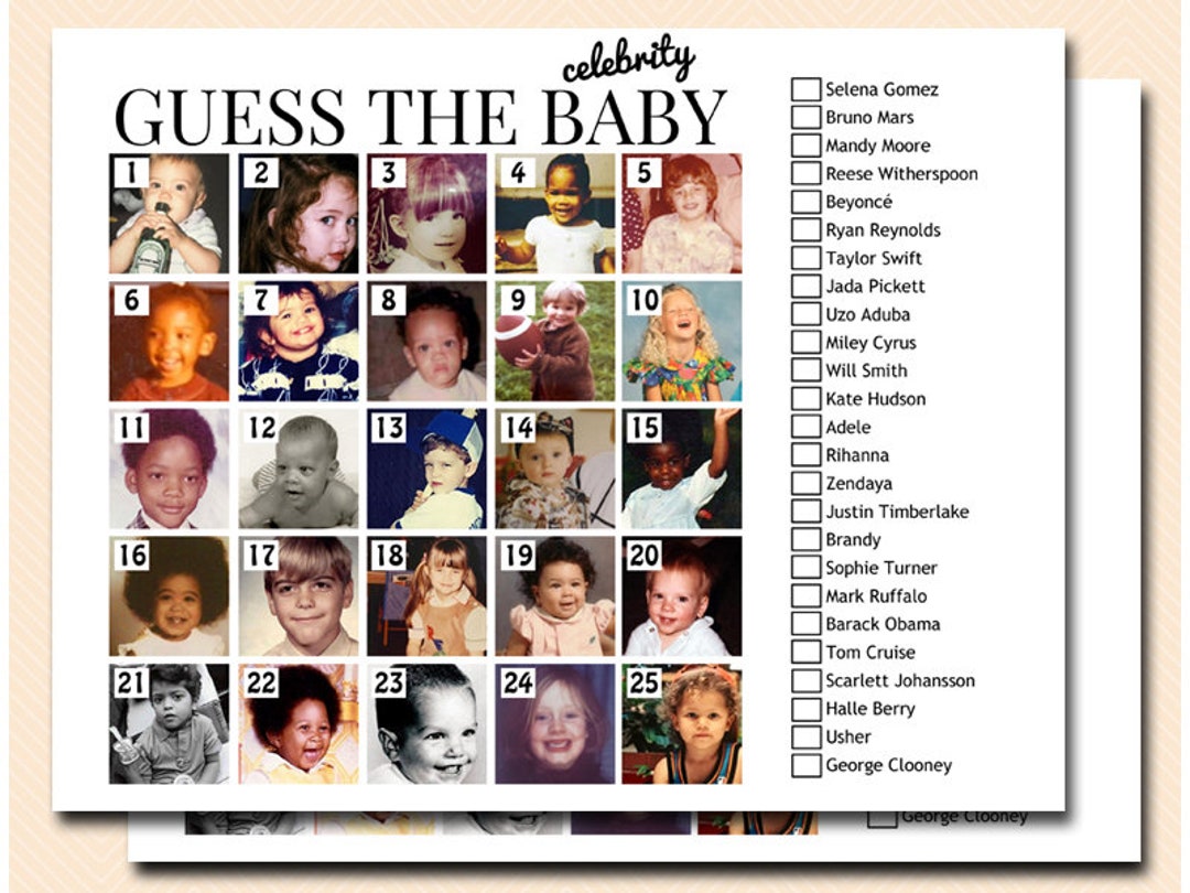 Guess the Celebrity Baby Names, Who is That Baby, Guess the Baby Photo ...