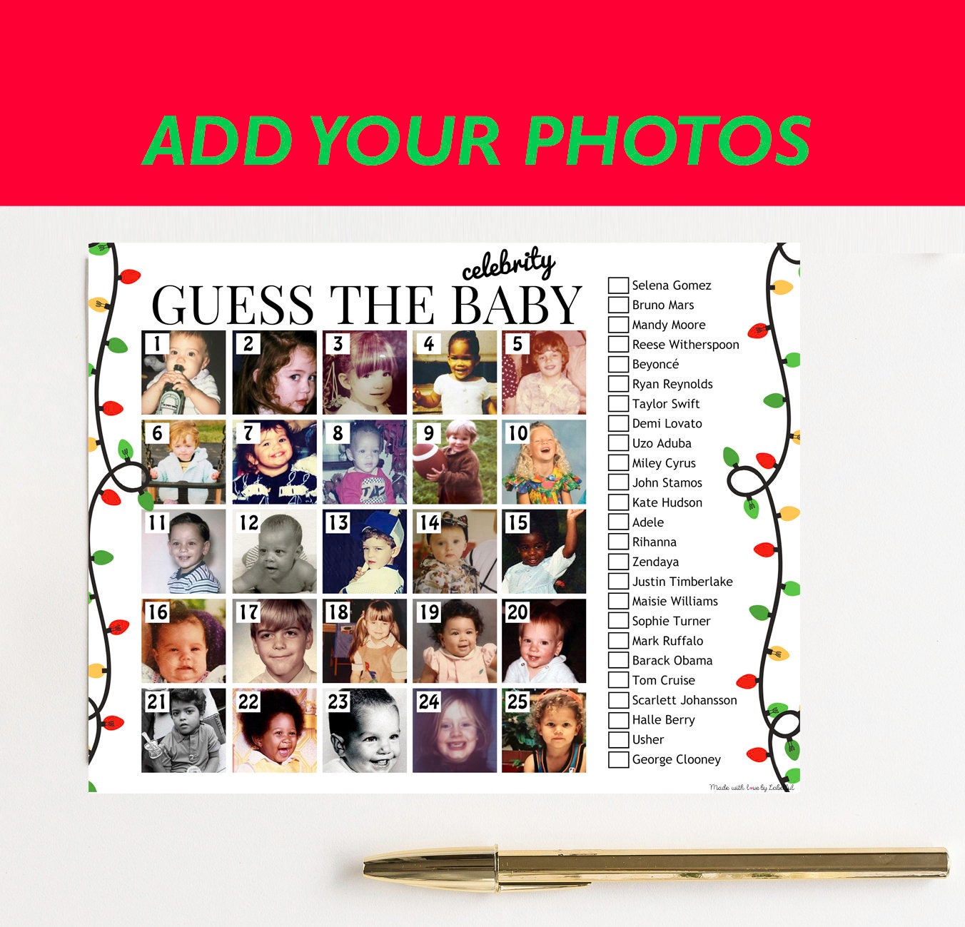 Christmas Guess the Celebrity Baby Photos, Who is That Baby, Guess the ...