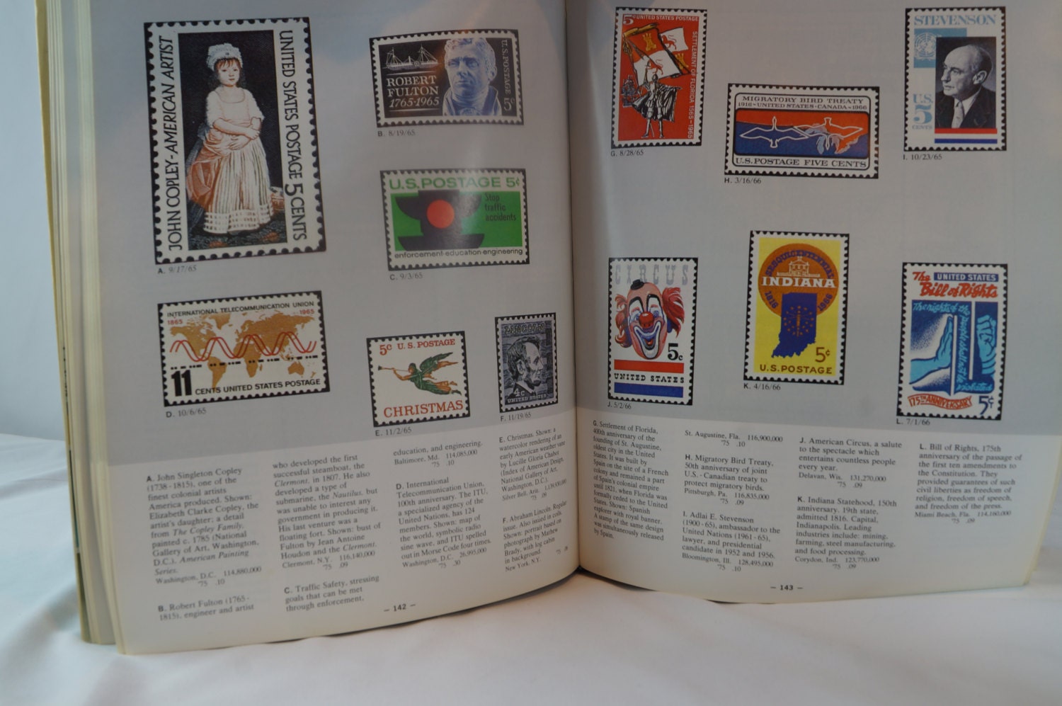 Pictorial Treasury of U.S. Stamps 1974 - Etsy