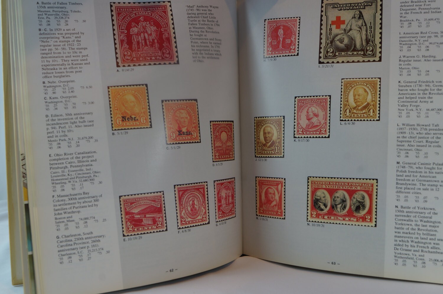 Pictorial Treasury of U.S. Stamps 1974 - Etsy