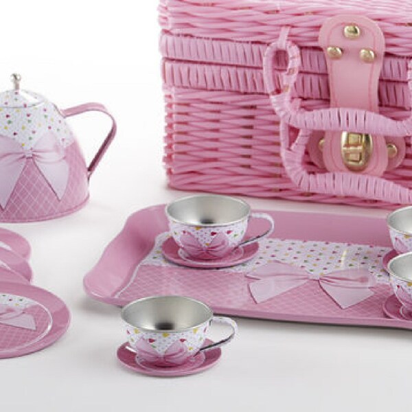 Pink Tea Set - Etsy
