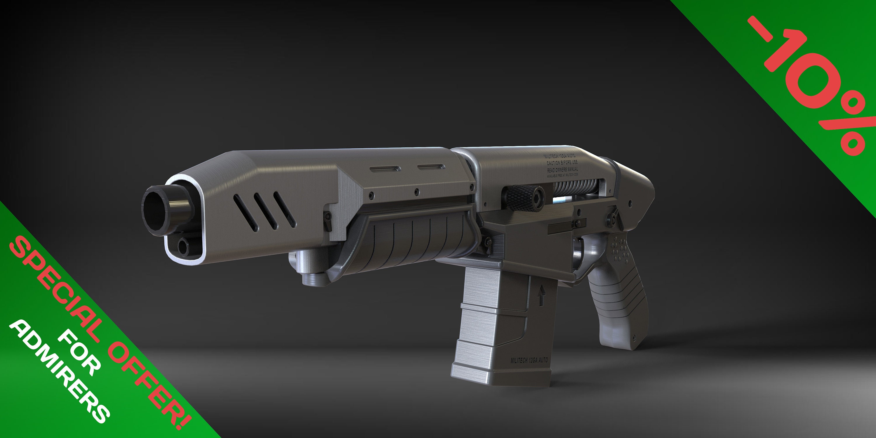 Militech Crusher Cosplay Cyberpunk 2077 3d printed | Etsy