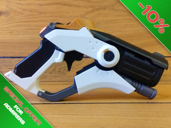 Mercy Gun Cosplay Overwatch 3d printed acrilic painted | Etsy