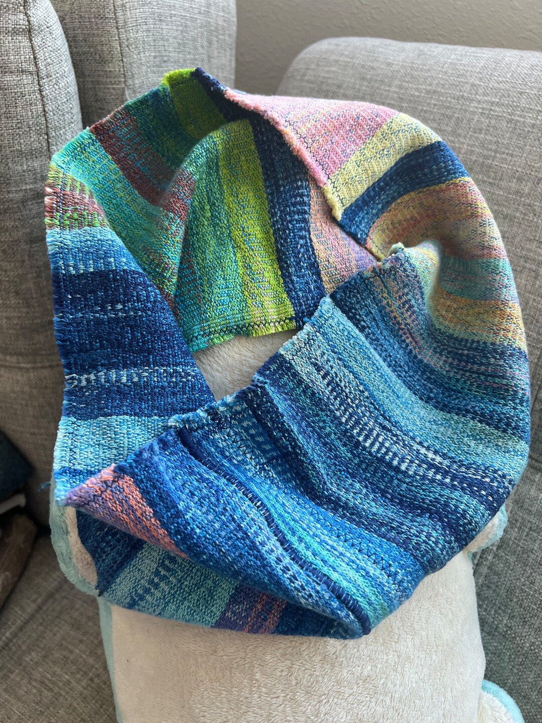 Baba Boo! (puffin Rock) Handwoven Cowl - Etsy