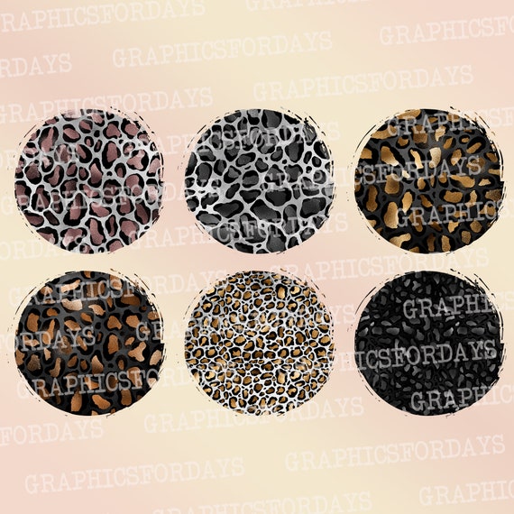 Gold Leopard Prints Sublimation Background Bundle PNG Leopard | Etsy