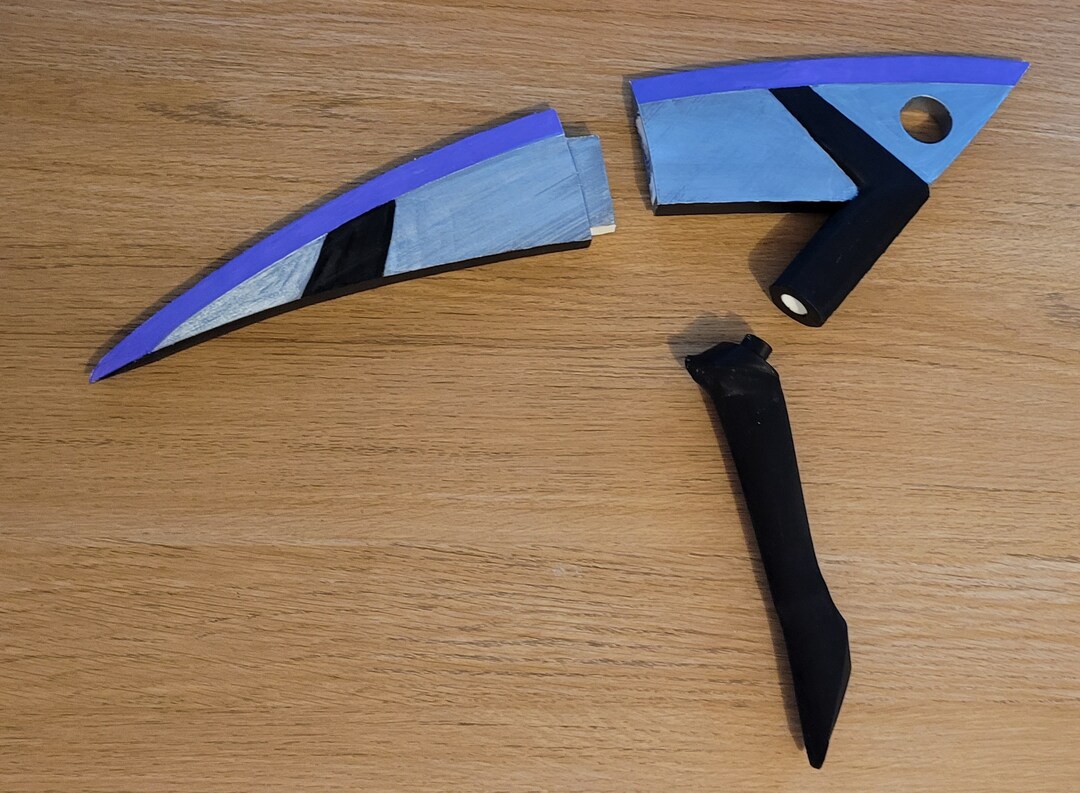 Akali True Damage Scythe & Dagger - Etsy