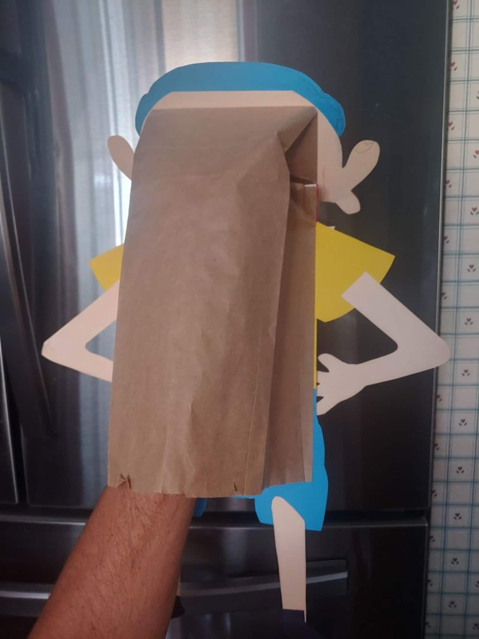 Jeffy Paper Bag Puppet Pattern - Etsy