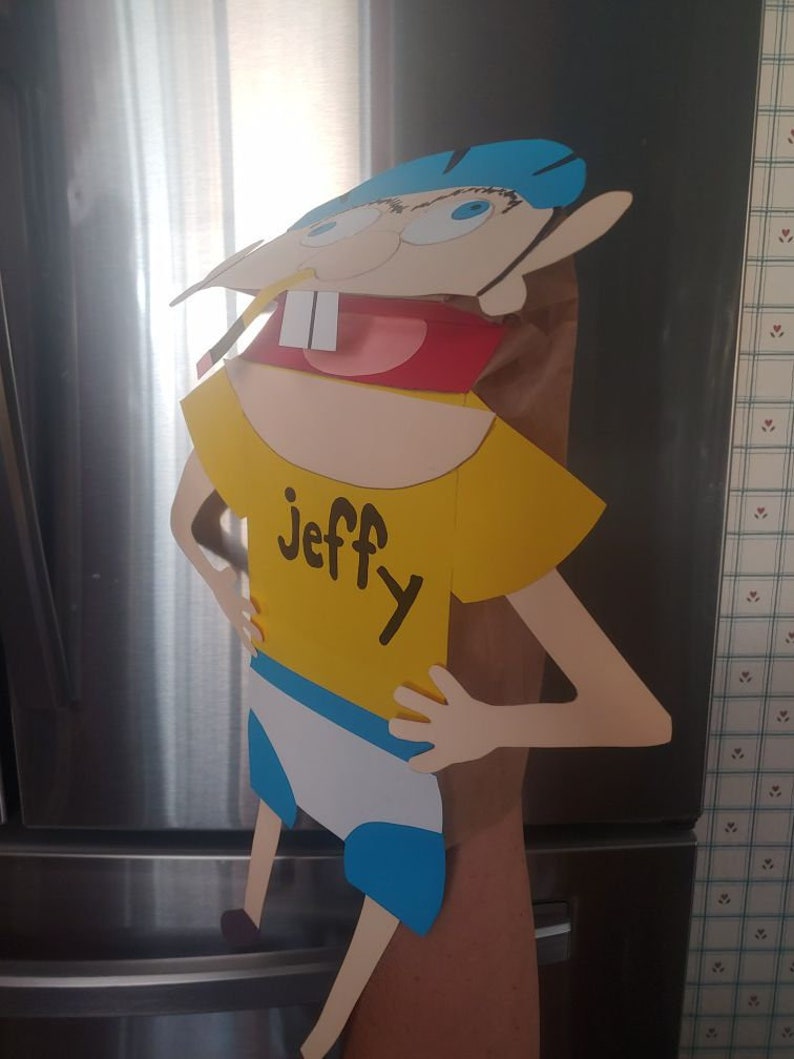 Jeffy Paper Bag Puppet Pattern - Etsy