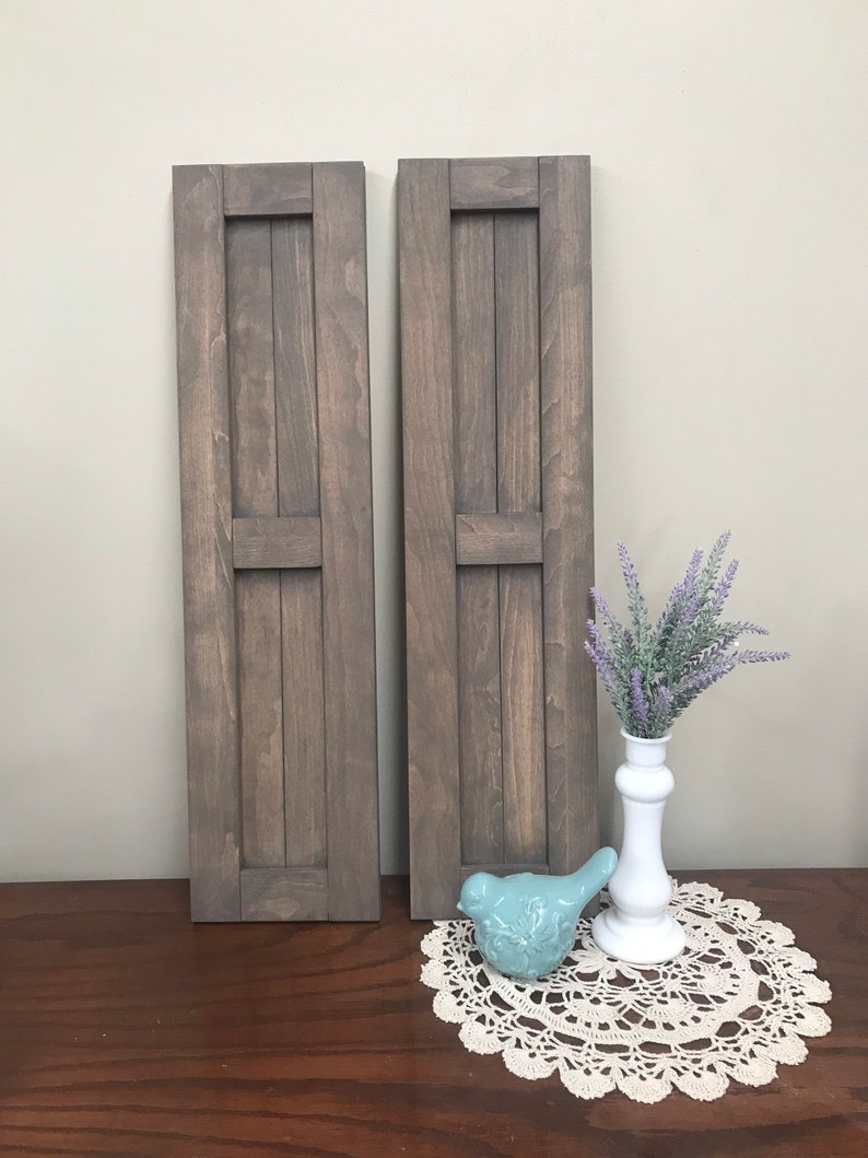 Farmhouse Framed Board & Batten Shutters Rustic Style Fixer | Etsy