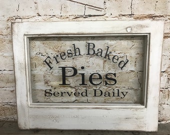 Fresh Baked Pies Sign - Etsy