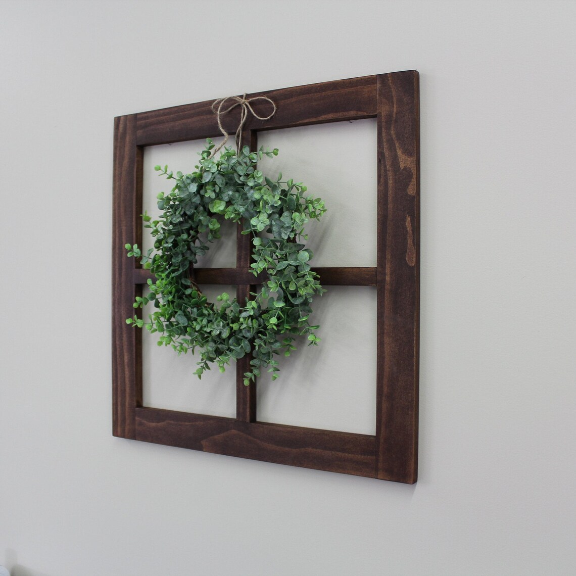 Farmhouse Window Frame Vintage Style 4 Pane Window Frame - Etsy