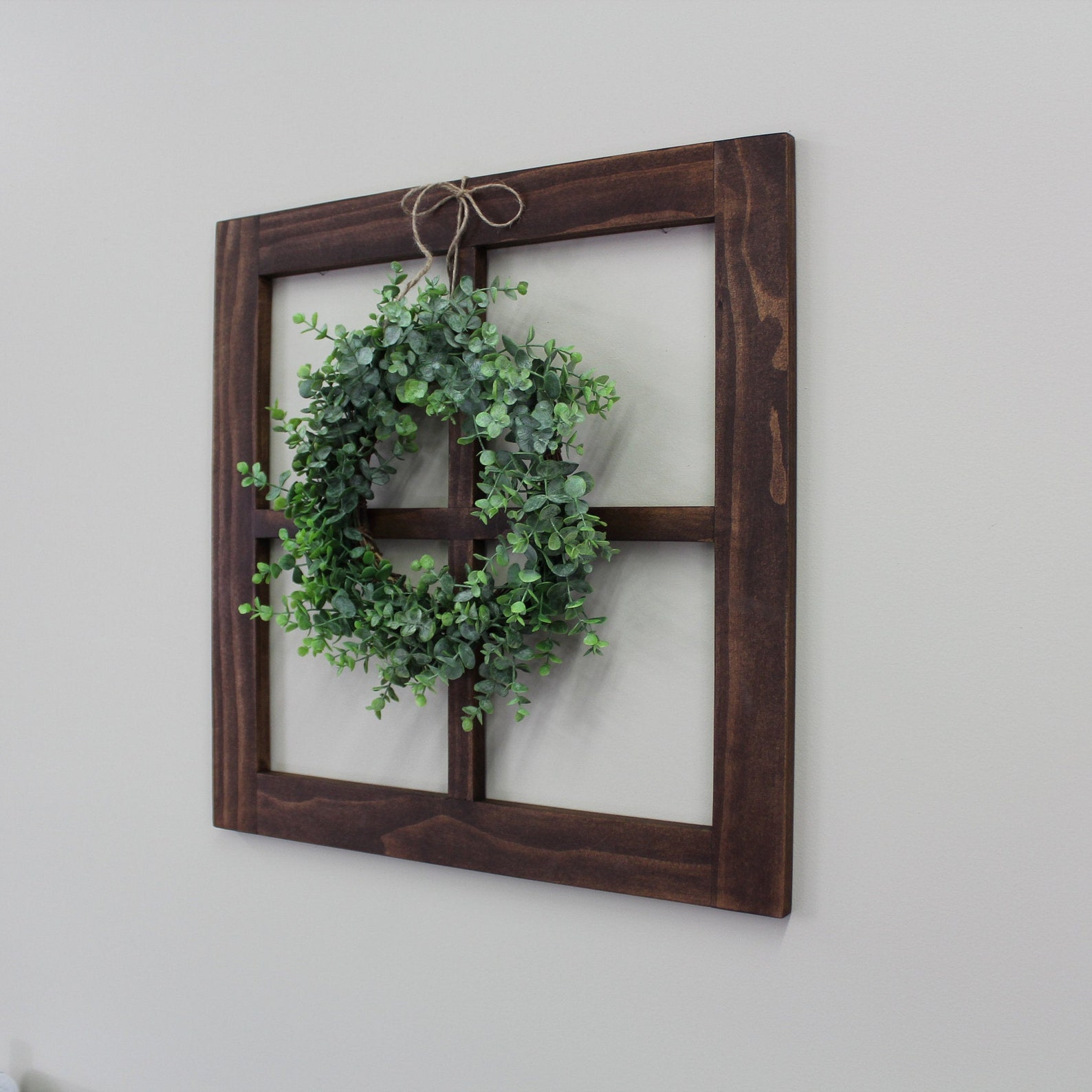 Farmhouse Window Frame Vintage Style 4 Pane Window Frame - Etsy