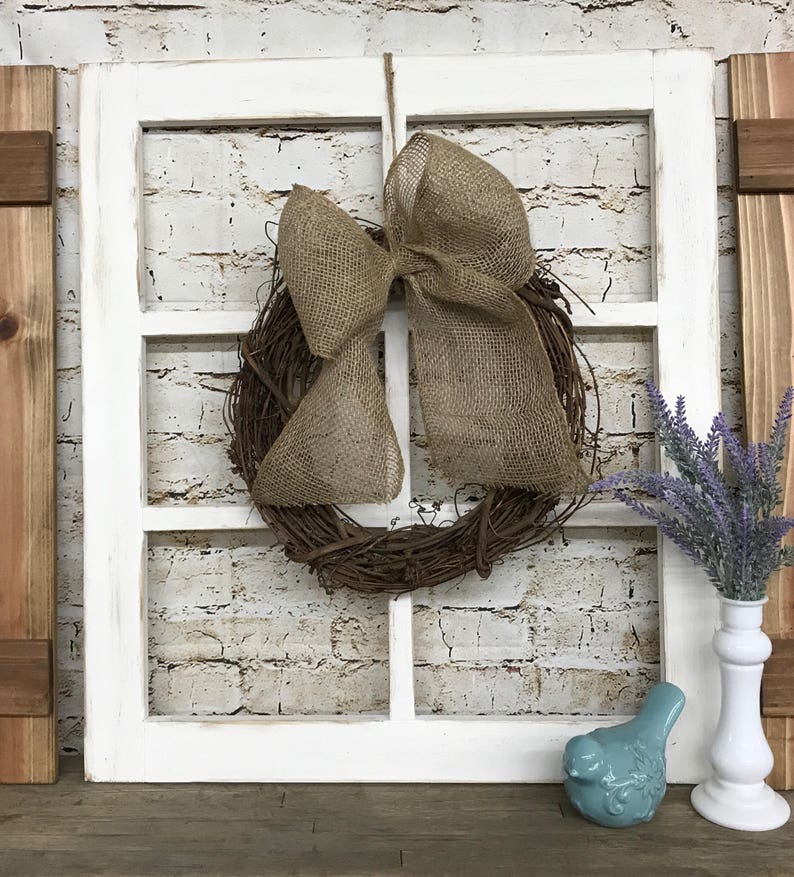 Farmhouse Window Frame Vintage Style 6 Pane Window Frame - Etsy