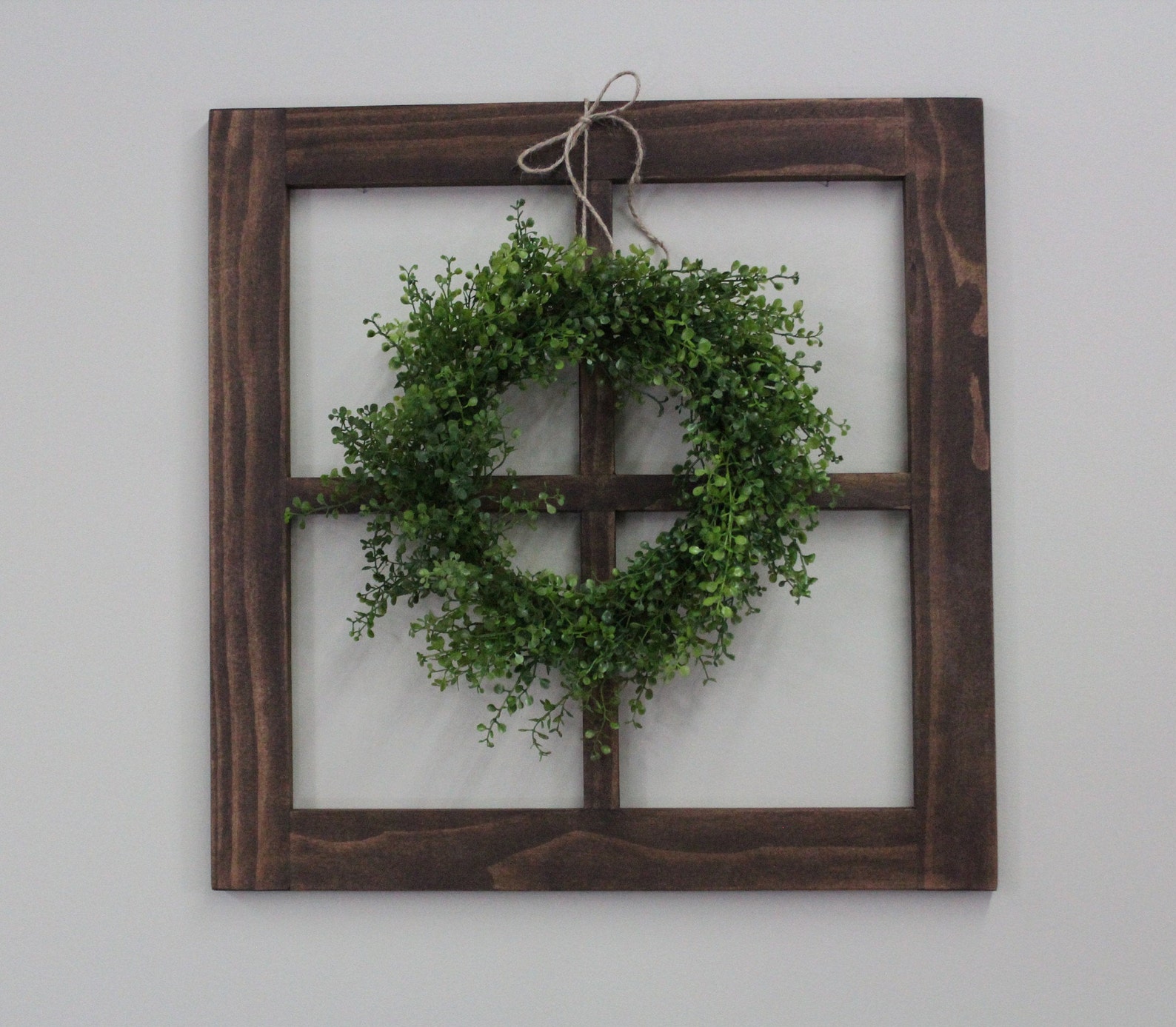 Farmhouse Window Frame Vintage Style 4 Pane Window Frame - Etsy