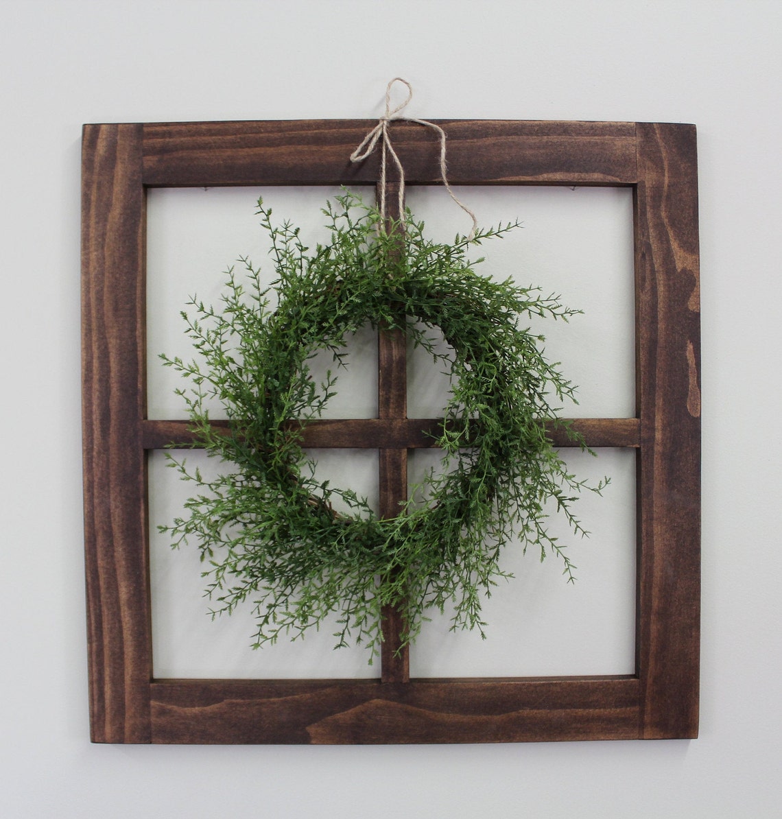 Farmhouse Window Frame Vintage Style 4 Pane Window Frame - Etsy