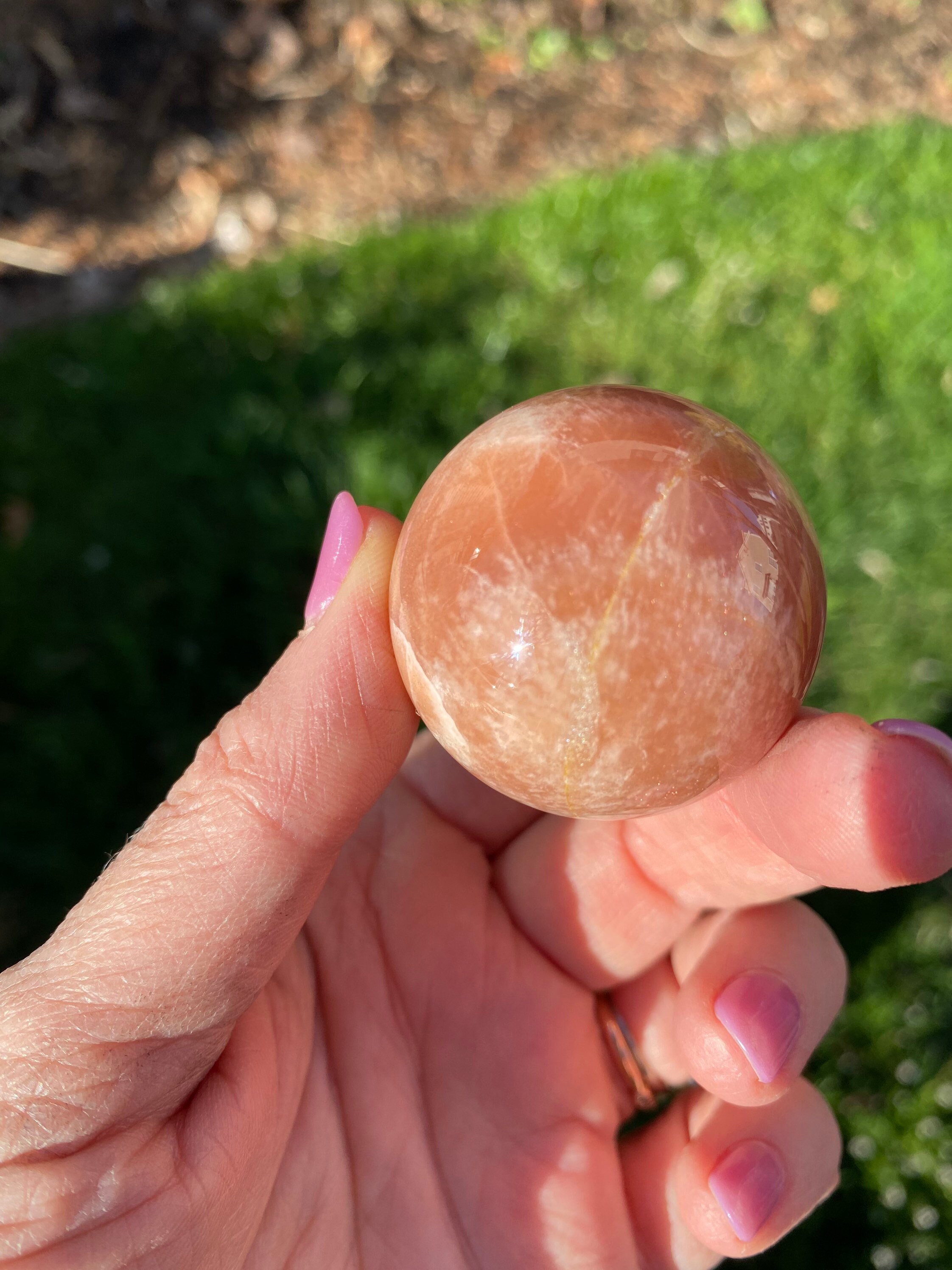 Rare Golden Sunstone Spheres Gold Sheen - Etsy