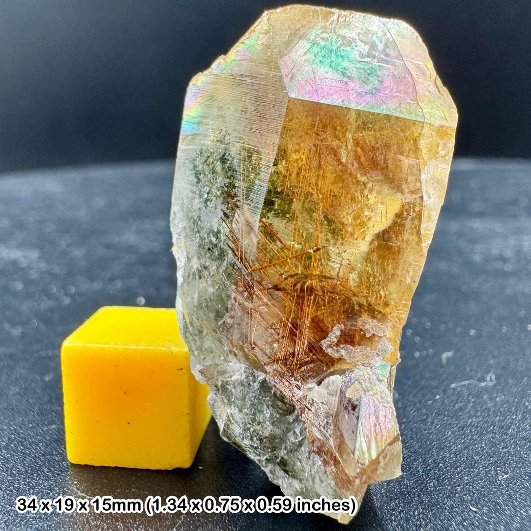 Rare Grade a Golden Rutile in Quartz Natural Crystal, Skardu, Gilgit ...