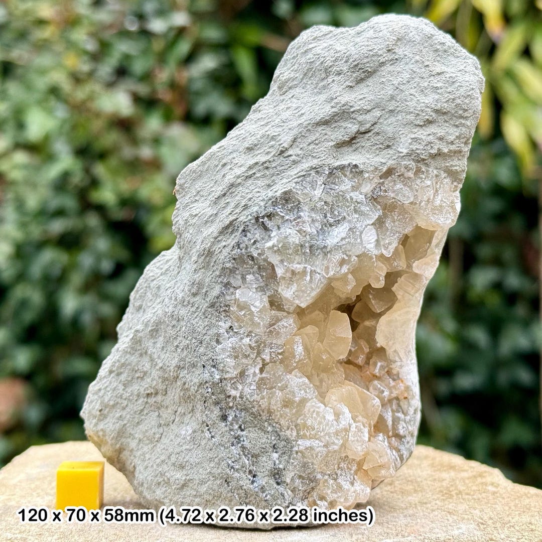 Rare Calcite Crystals in Vug - Sidmouth Mudstone Formation, Triassic ...