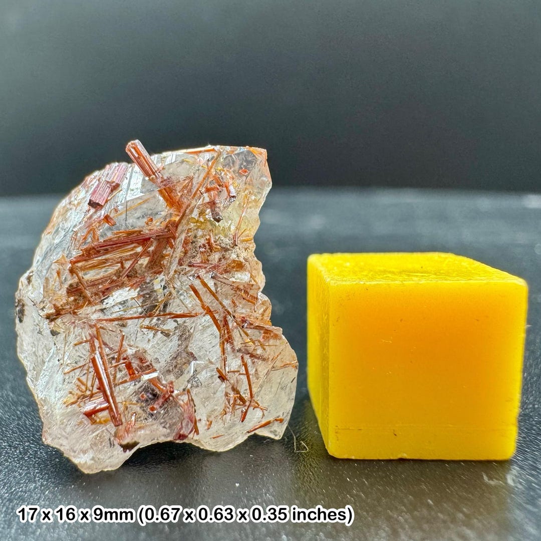 Rare Grade a Golden Rutile in Quartz Natural Crystal, Skardu, Gilgit ...