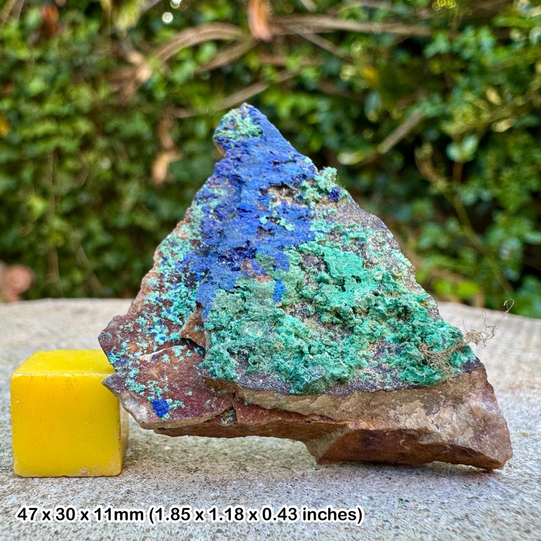 Azurite Healing Crystal | Raw Blue Azurite Mineral Specimen | Third Eye ...