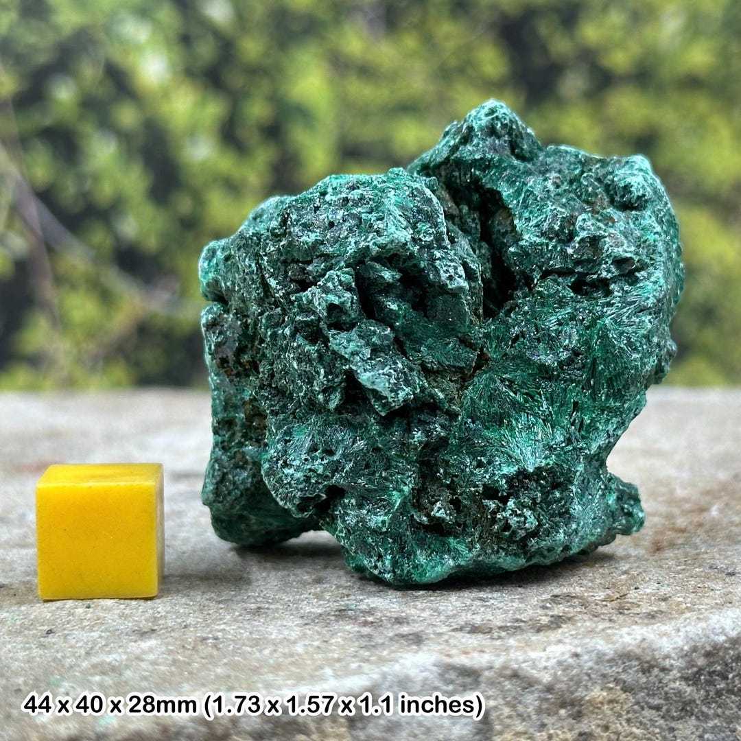 Rare Velvet Malachite Rough From Congo - Unearth the Elegance of Nature ...