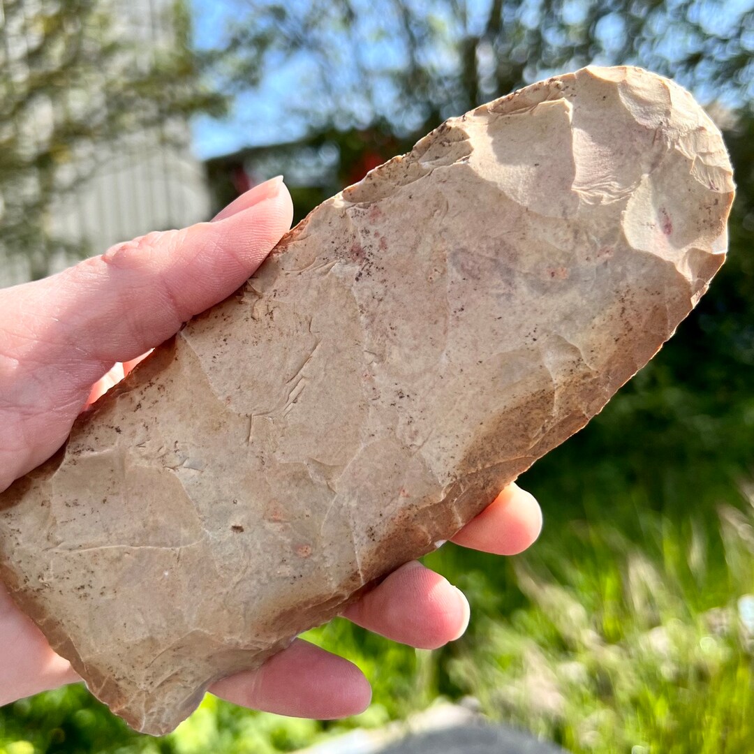 Authentic Stone Age Flint Hand Axe Rare Artifact for - Etsy