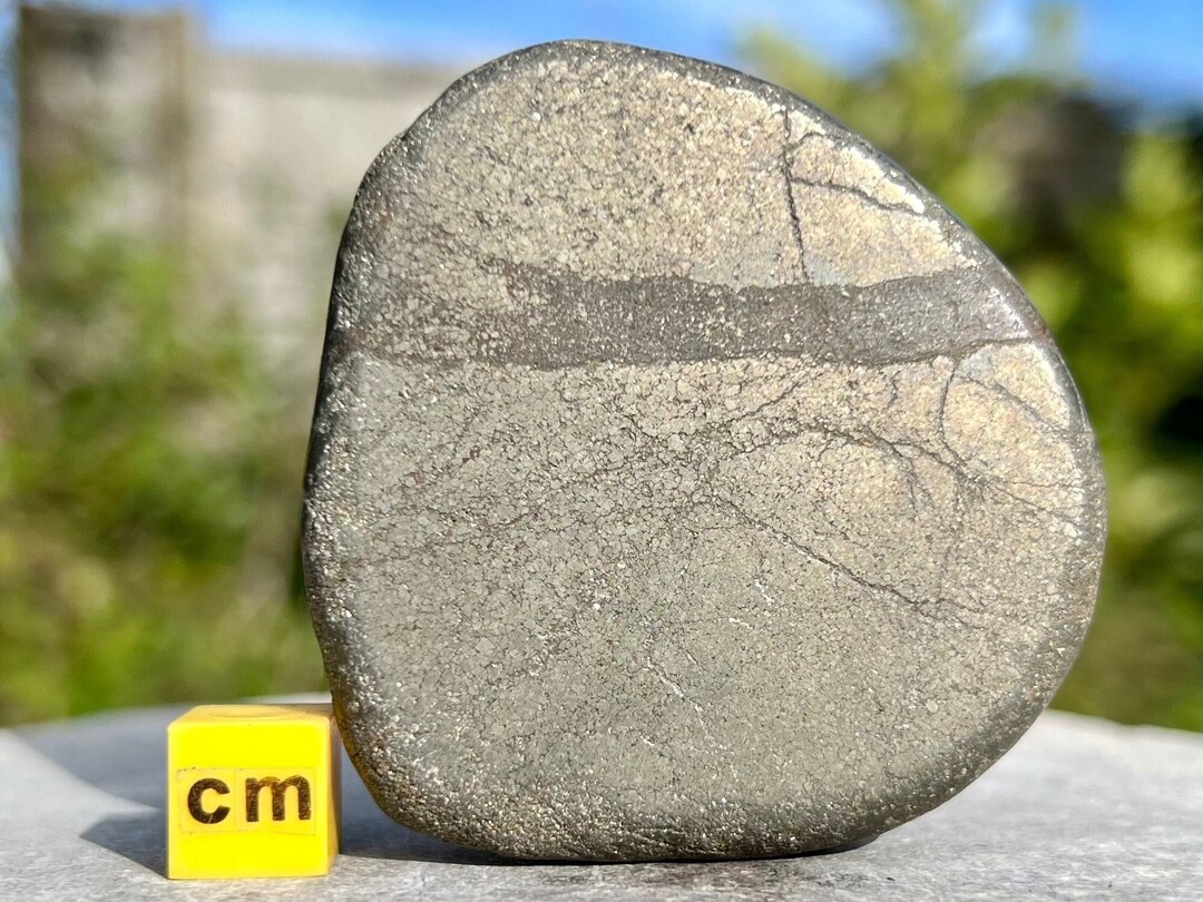 Genuine Pyrite Smoothstone Flat Stone Spiritual Healing Crystal Mineral ...