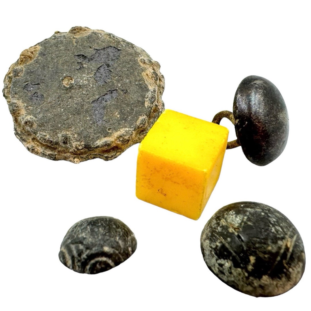 Rare Tudor/medieval Buttons Mudlarking Find, London Thames Foreshore ...