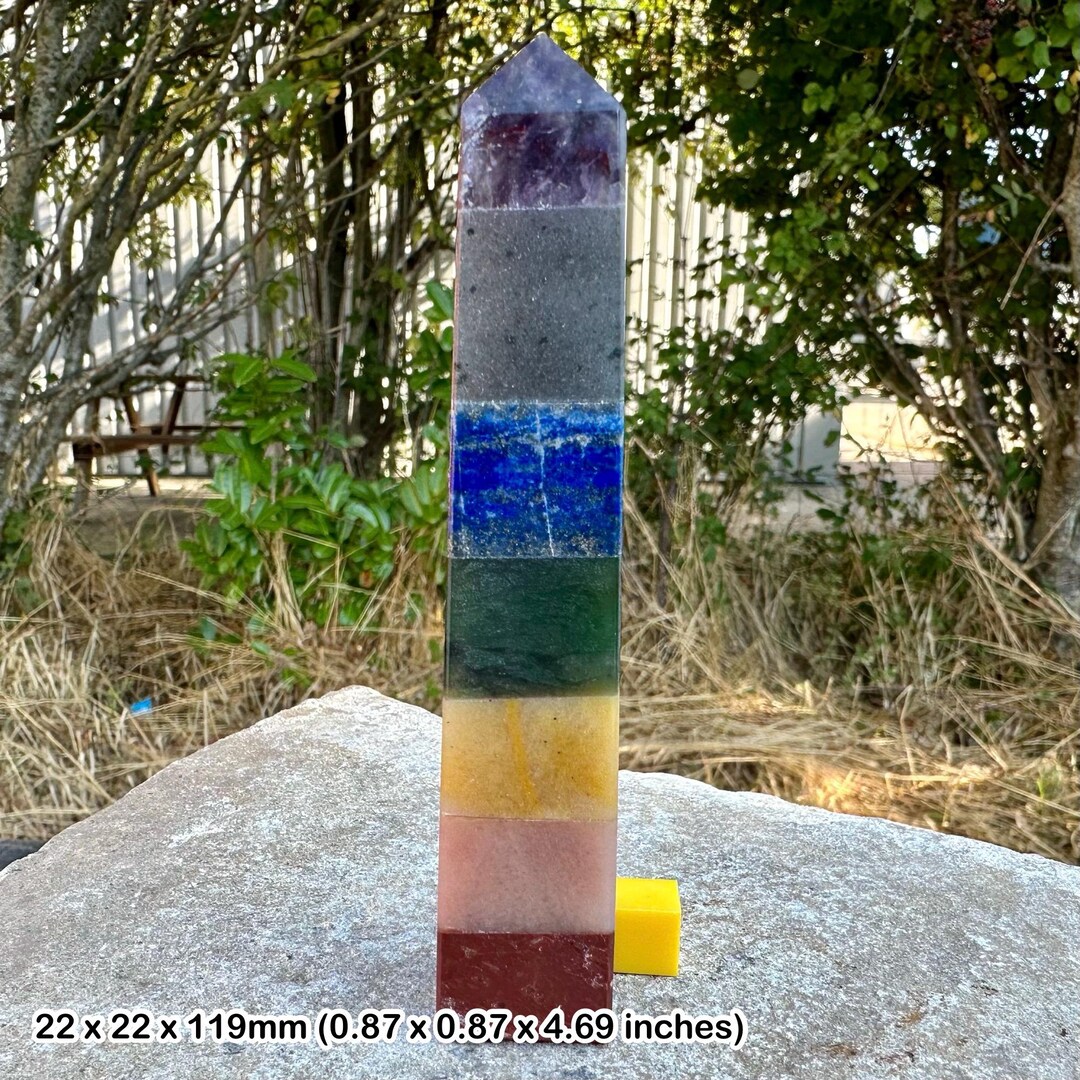 Chakra Tower for Balancing Energy Centers and Spiritual Growth - Etsy