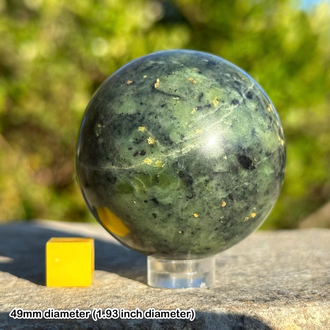 Jade Ball Sphere is a Magnificent Gemstone That Captures the Timeless ...