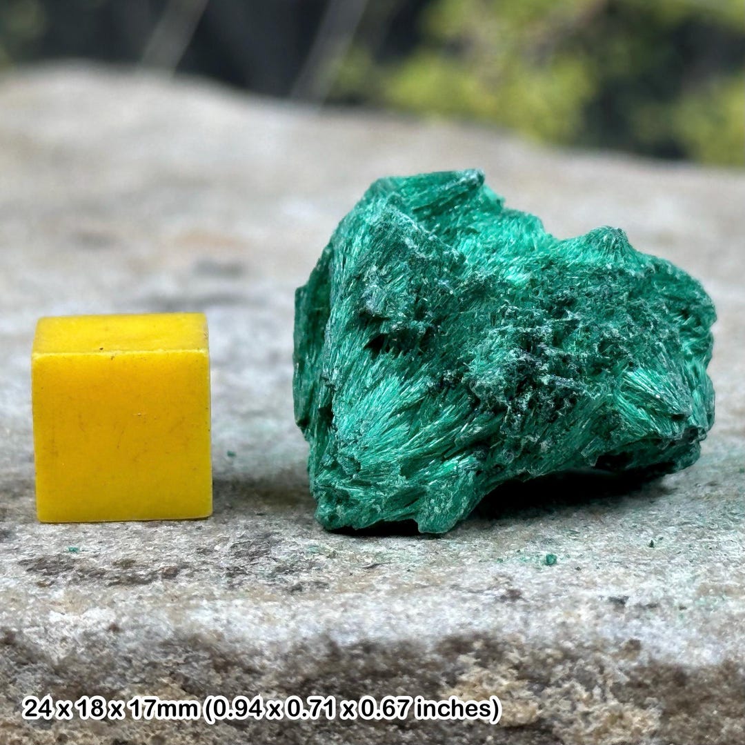 Rare Velvet Malachite Rough From Congo - Unearth the Elegance of Nature ...