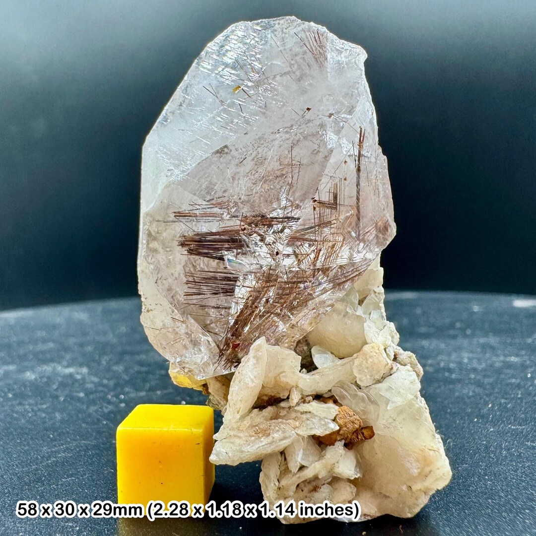 Rare Grade a Golden Rutile in Quartz Natural Crystal, Skardu, Gilgit ...