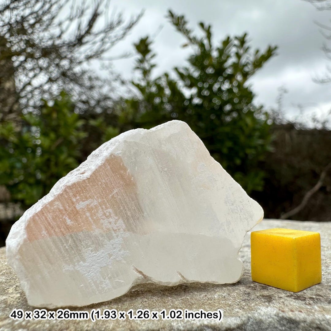 Gypsum Satin Spar Crystal - Soothing and Nurturing Energy - Etsy