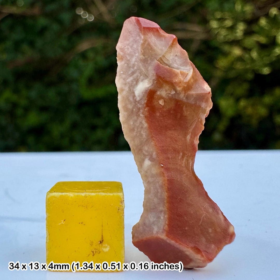 Rare Mesolithic Red Flint Fish Tool – Cromer Beach Artefact With COA - Etsy