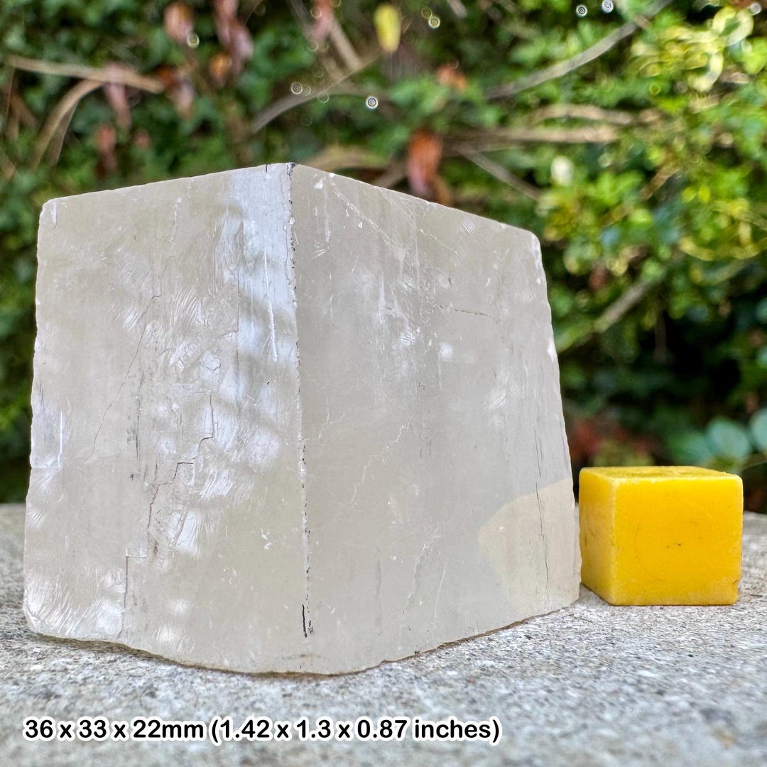 Calcite Iceland Spar Optical Crystal – Natural Double Refraction ...