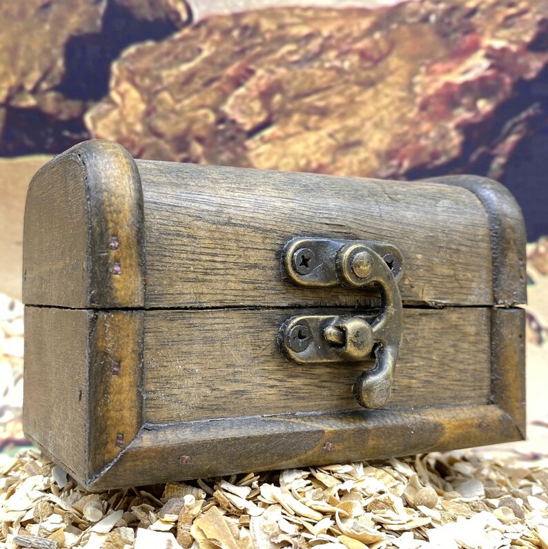 Treasure Chest Gift With Real Fossils Crystals and Gemstones | Etsy UK