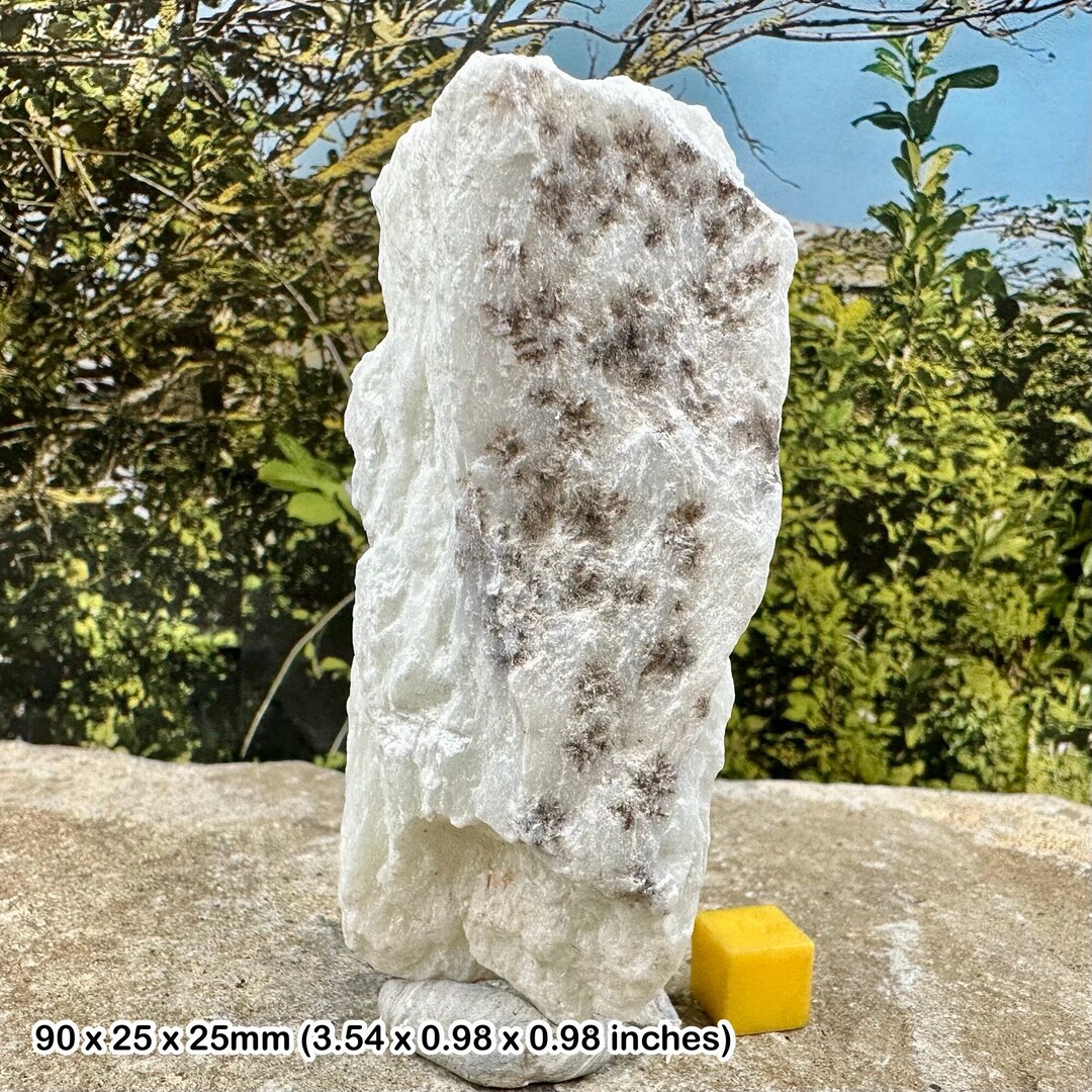 Talc White: White Talc Crystal Raw Mineral for Soothing and Calming ...