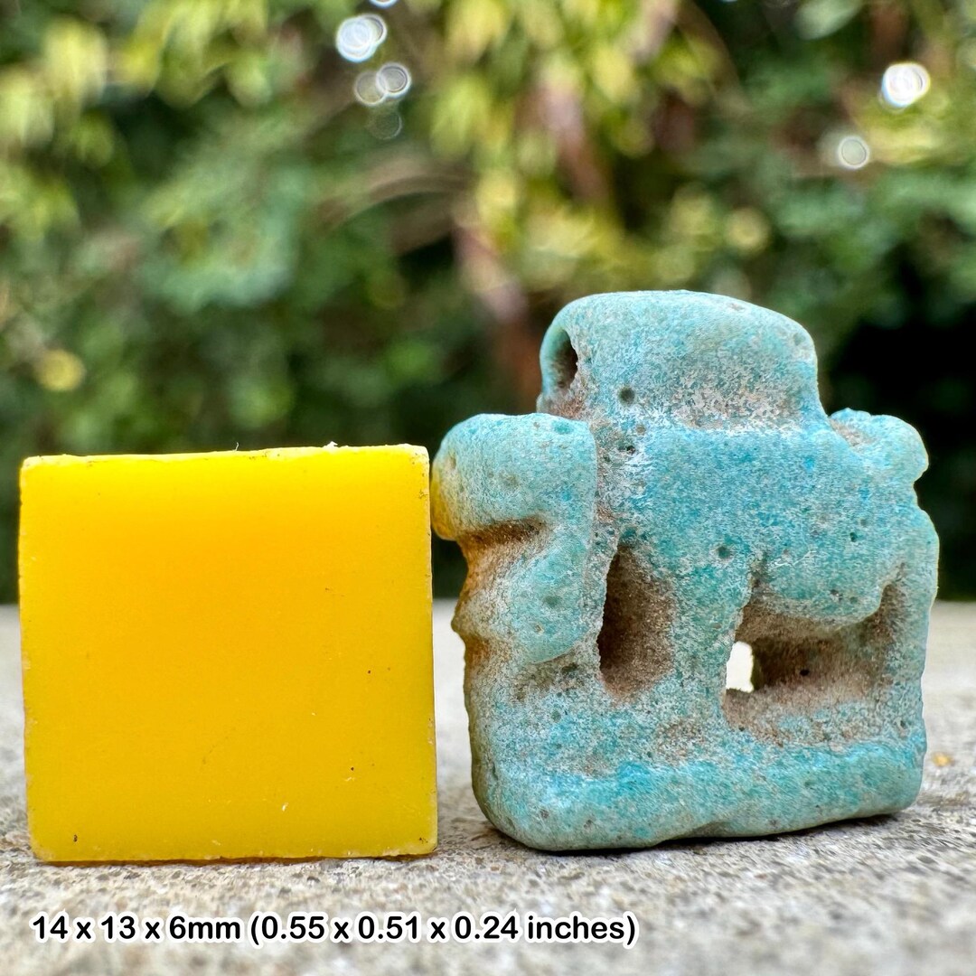 Rare Egyptian Faience Amulet - Turquoise Glazed Animal Amulet - 26th ...