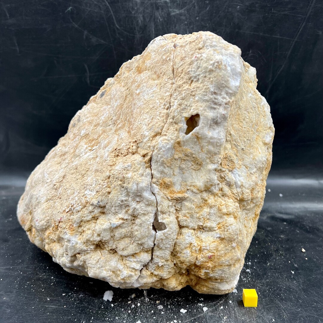 Giant Cracked Quartz Geode Healing Crystal Stone - Etsy